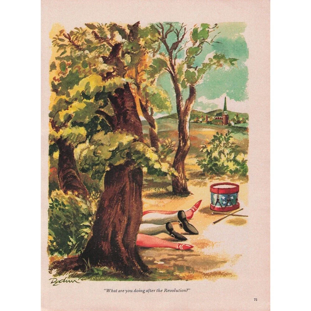 Art | Vintage Adult Cartoon Art Funny American Revolution Love Eldon ...
